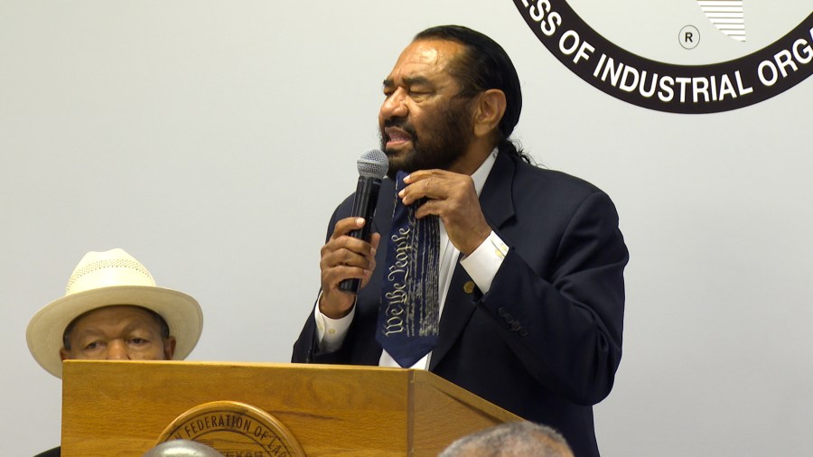 US Rep. Al Green speaks in Austin at NAACP advocacy day
