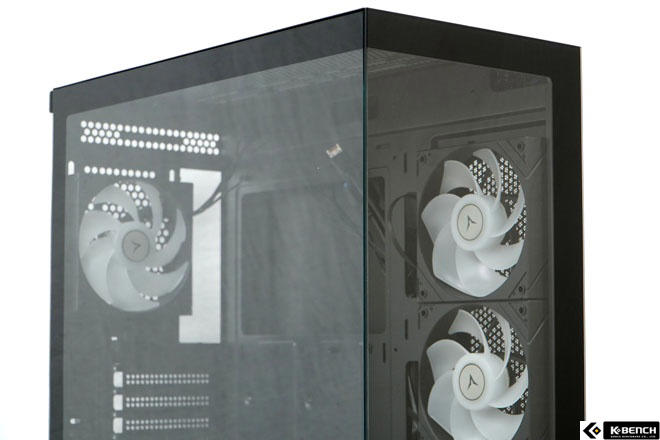 효율적인 공간의 5팬 제공 ATX PC 케이스, 앱코 UH40 킬러웨일 ARGB