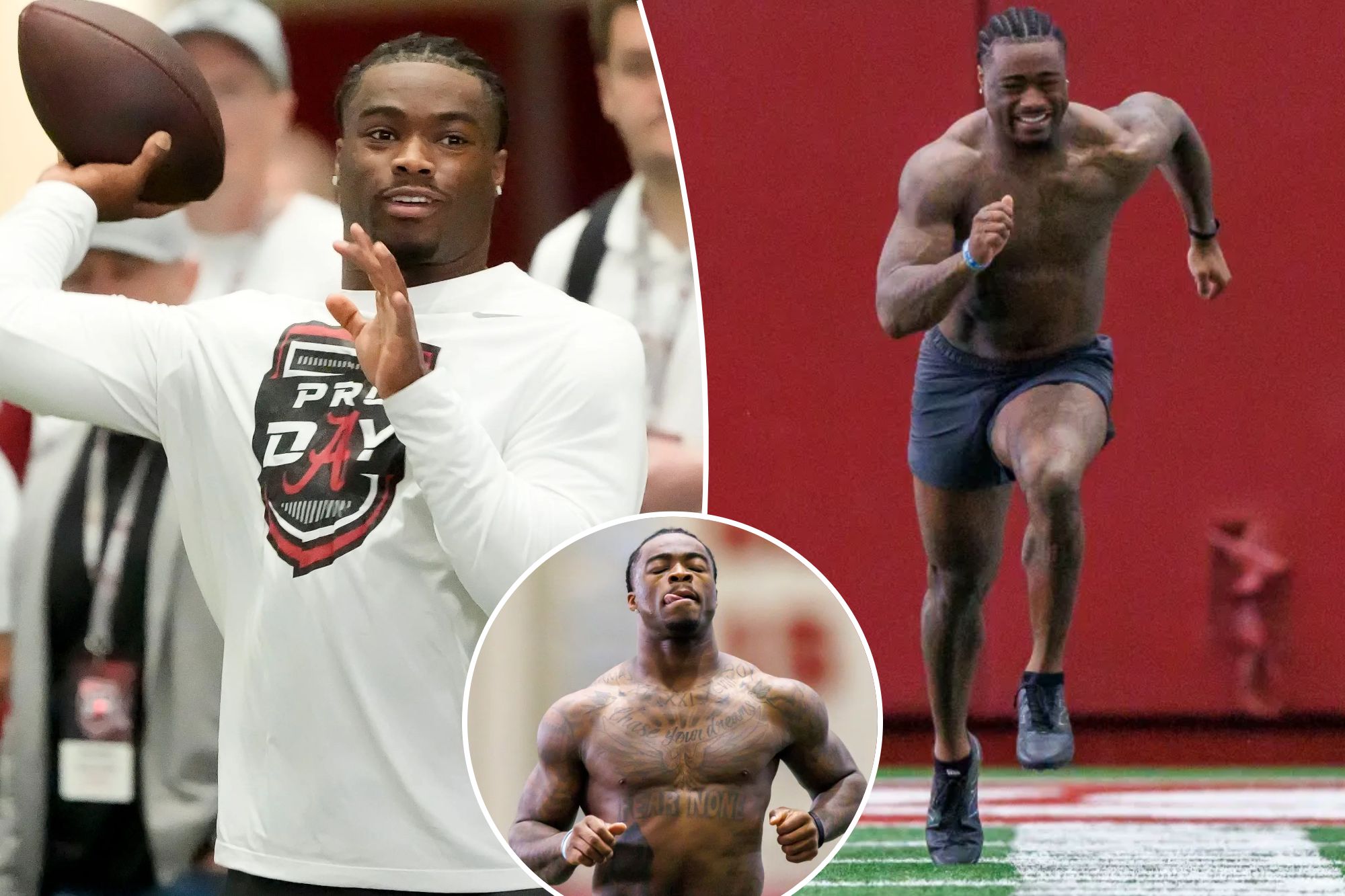 Jalen Milroe puts up unreal 40-yard dash time at eye-popping Alabama ...