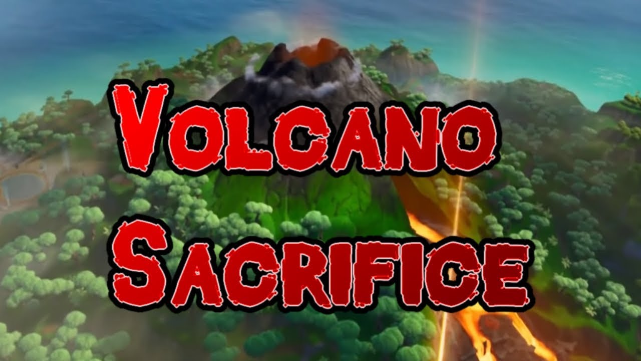 Fortnite Scary Story Volcano Sacrifice