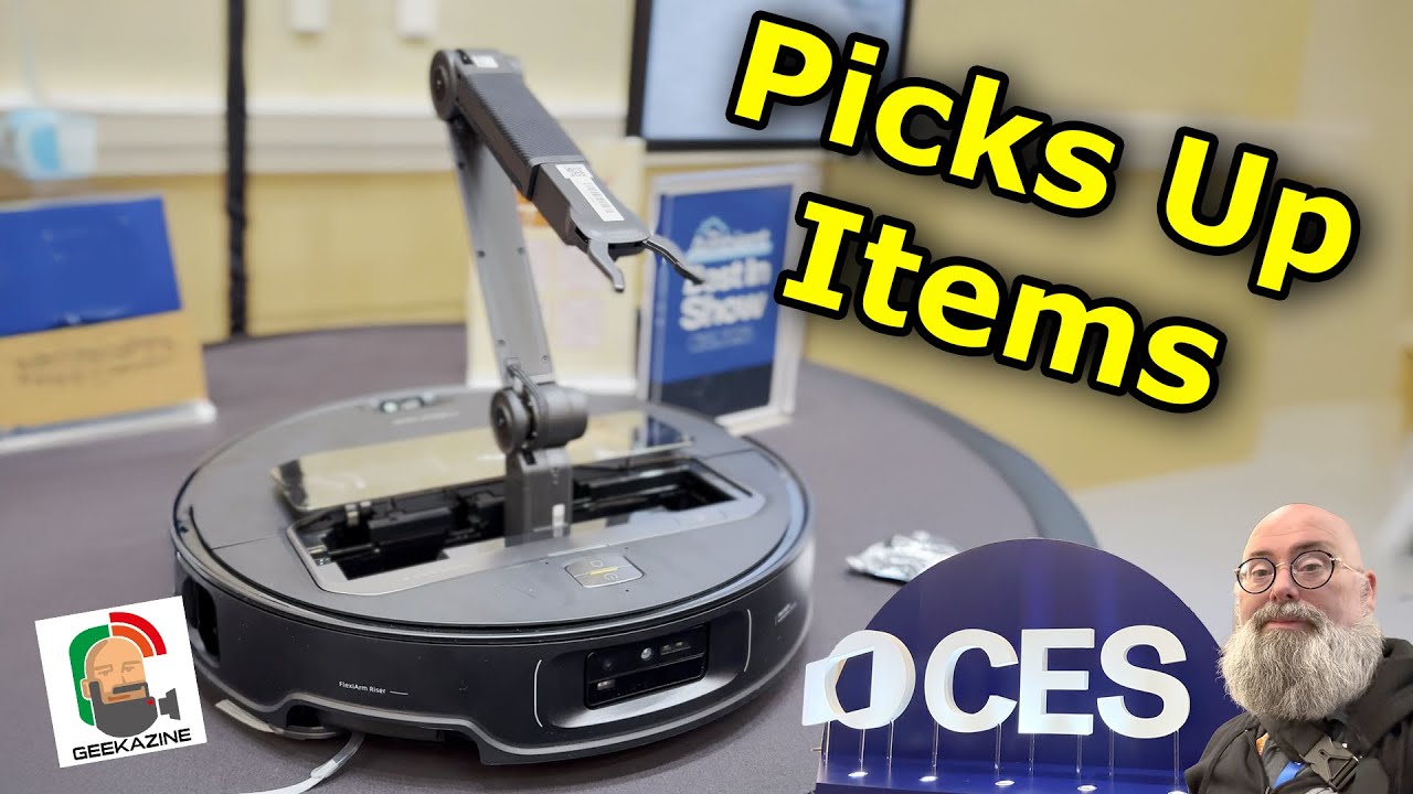 Roborock Saros Z70: Picking Up Items with OmniGrip at CES 2025