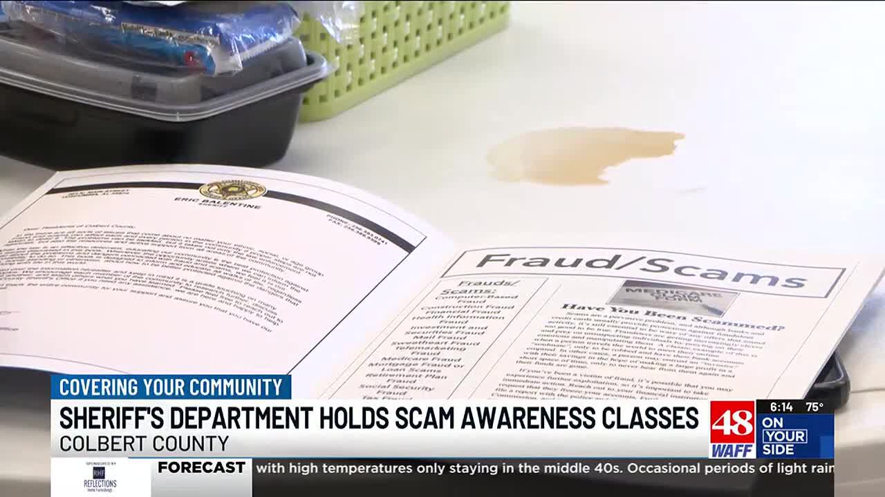 Colbert County Sheriff’s Office holds scam awareness classes