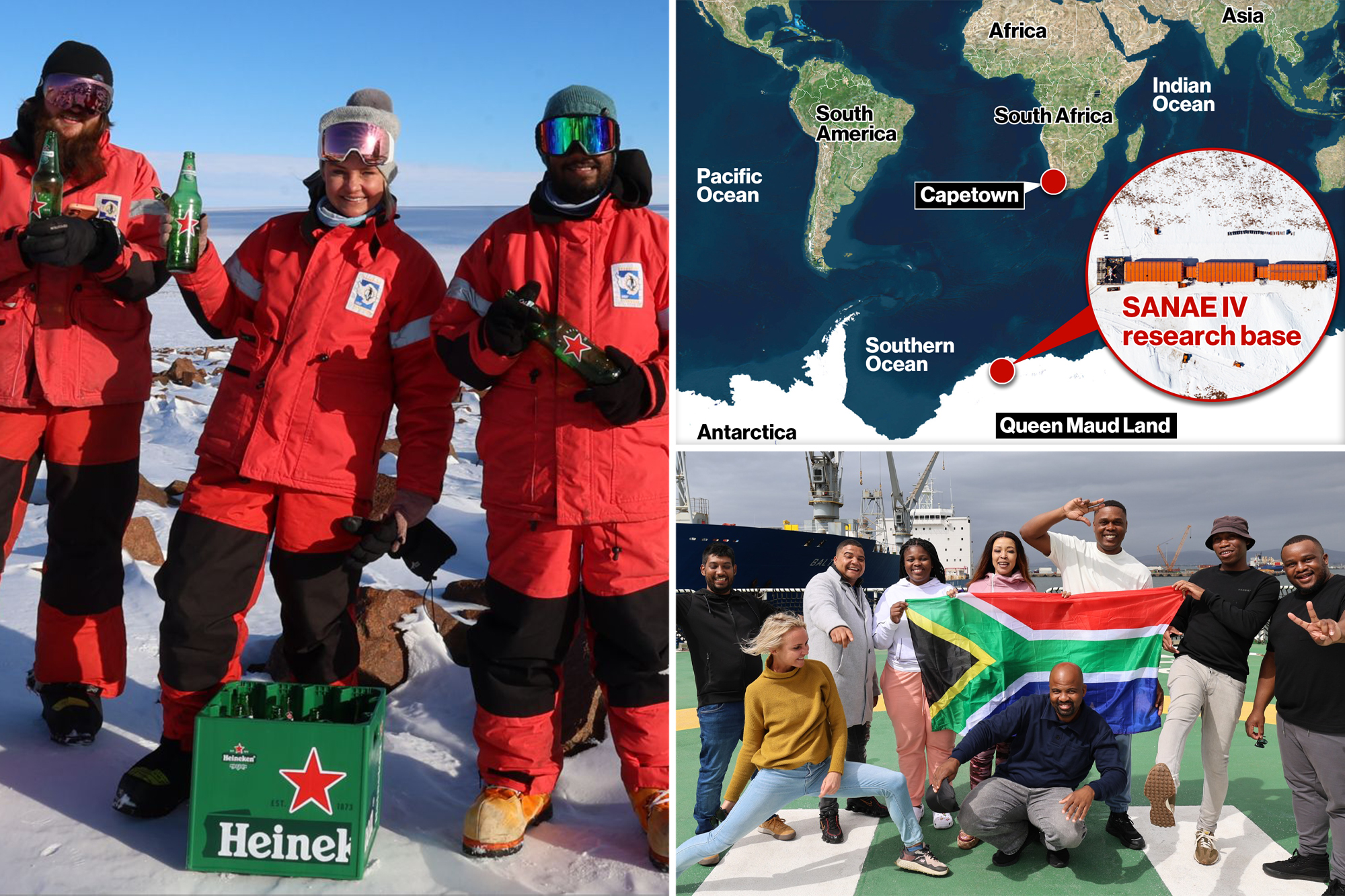 This is the Antarctica research crew trapped in icy hell with co-worker ...