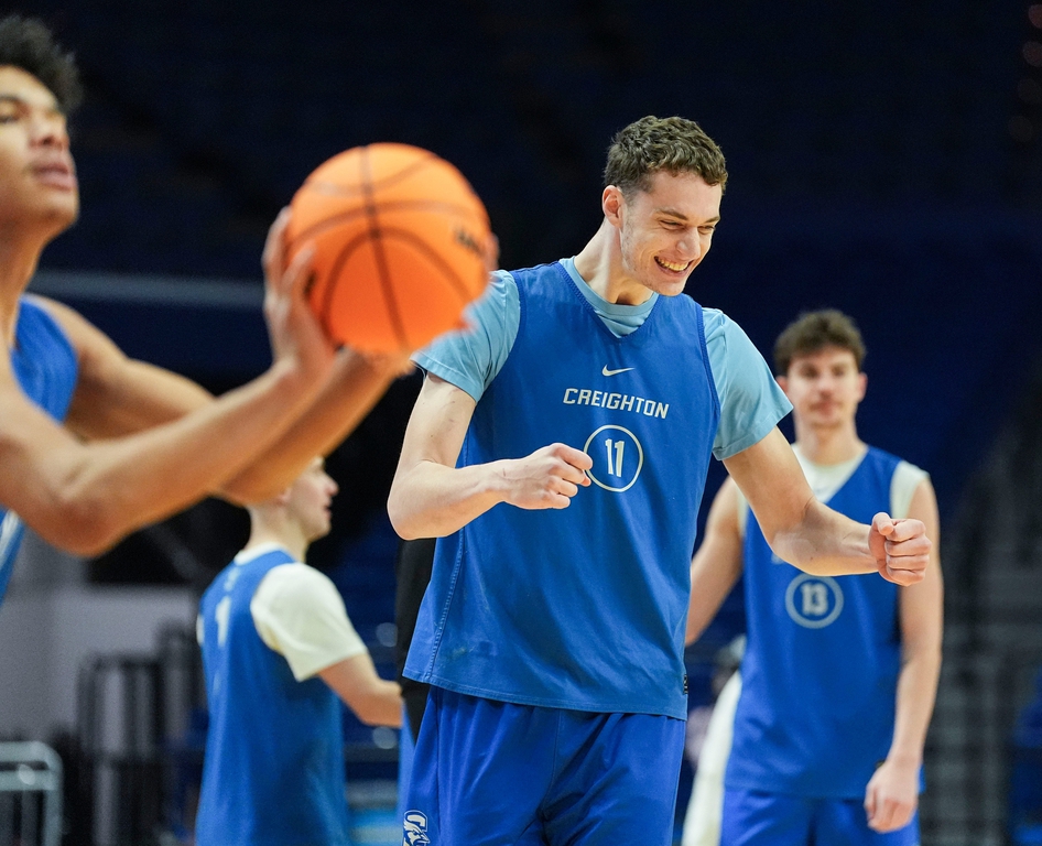 Calm Before The Madness: Teams practice ahead of 2025 men's basketball ...