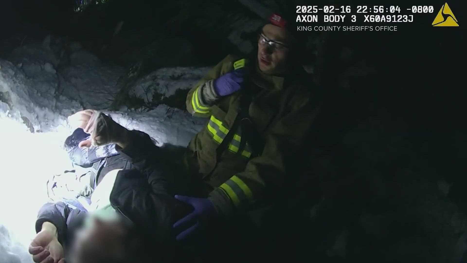 New bodycam video shows rescue of stranded off-roaders New bodycam video shows rescue of stranded off-roaders
