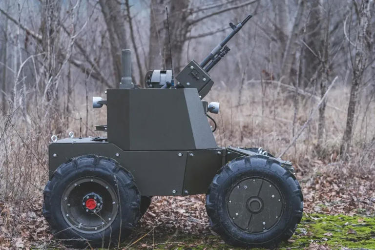 Ukraine to deploy machine-gun toting robots to frontlines of war with ...