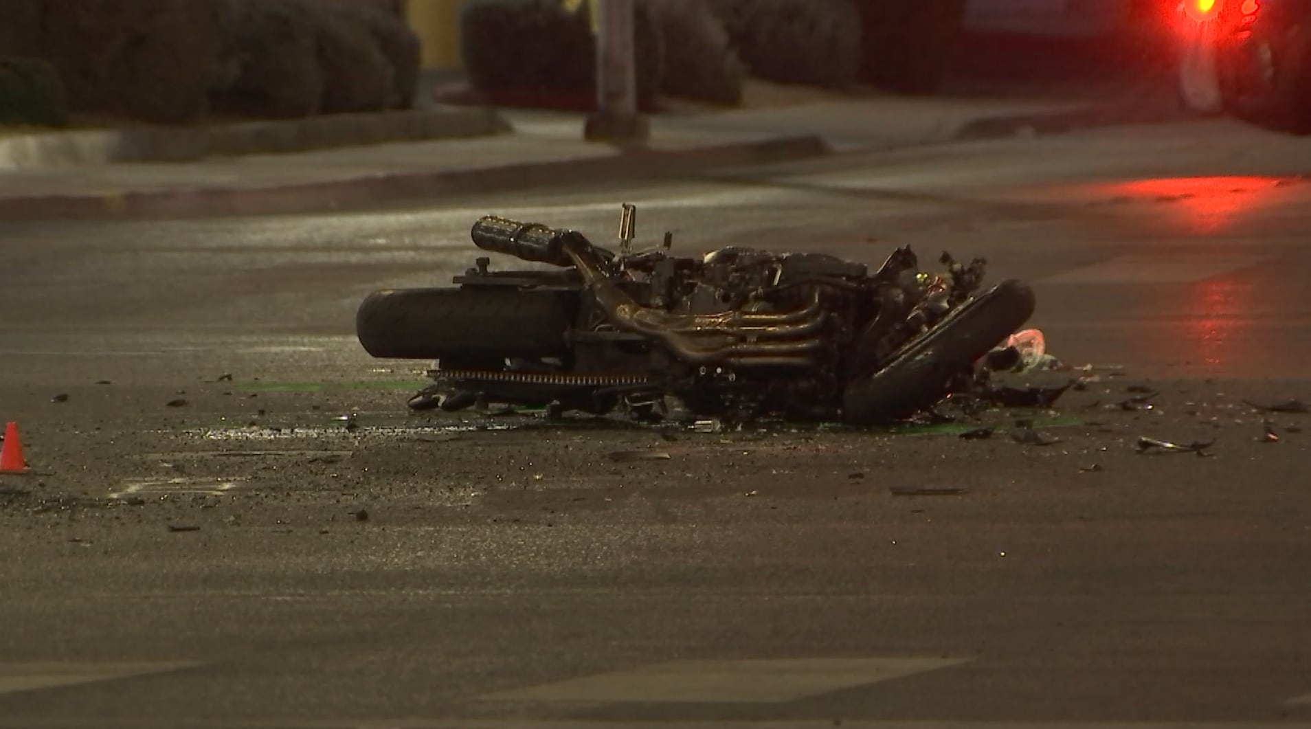 Motorcyclist dies after high-speed crash into side of RTC bus, police say