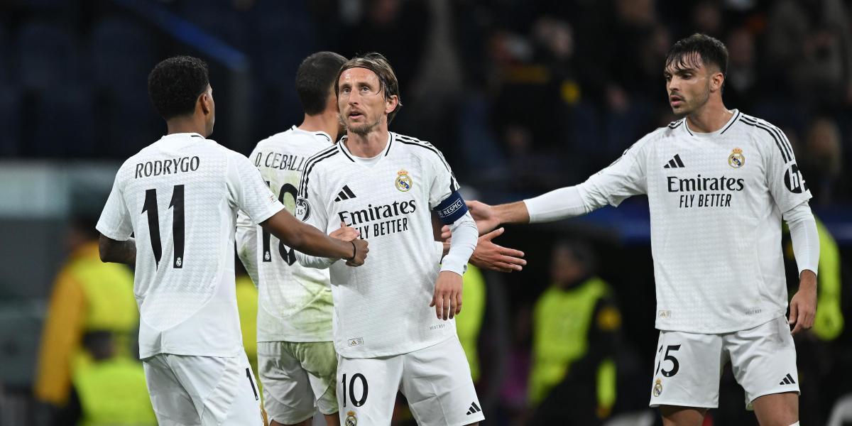 Modric-Rodrygo: felicitaciones entre 'padre' e 'hijo'