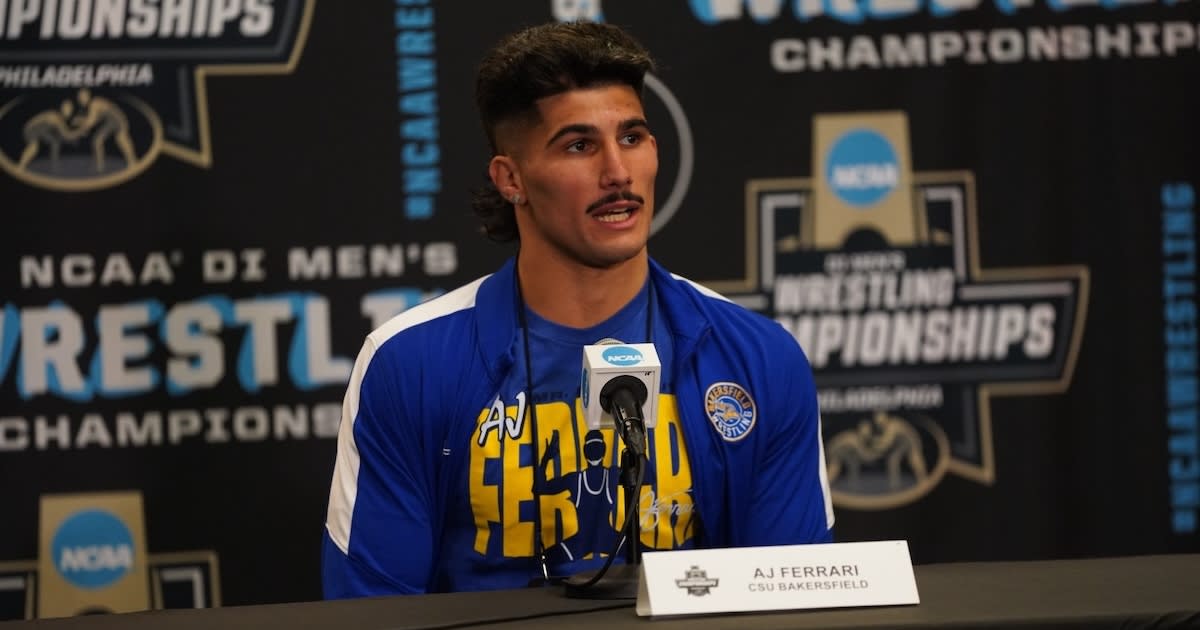 AJ Ferrari on chasing 2025 NCAA wrestling title: ‘Business is business’