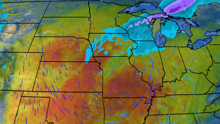 Winter Storm Brings Gusty Winds, Heavy Snow Across Plains And Upper Midwest