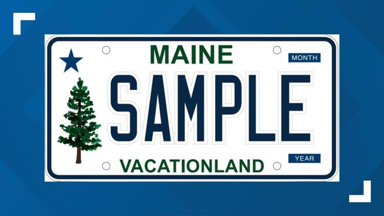 Maine begins issuing new pine tree license plate