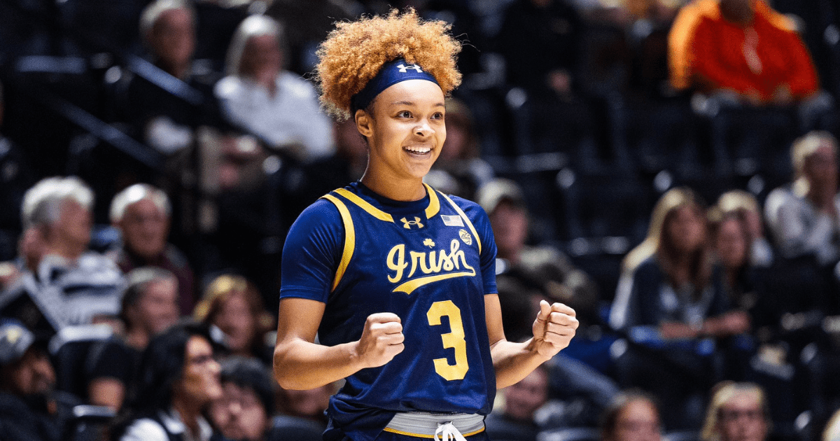 Notre Dame guard Hannah Hidalgo makes history as back-to-back AP First ...
