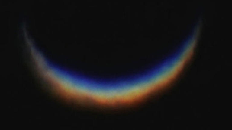 'Rainbow on fire': Venus transforms into colorful crescent as it ...
