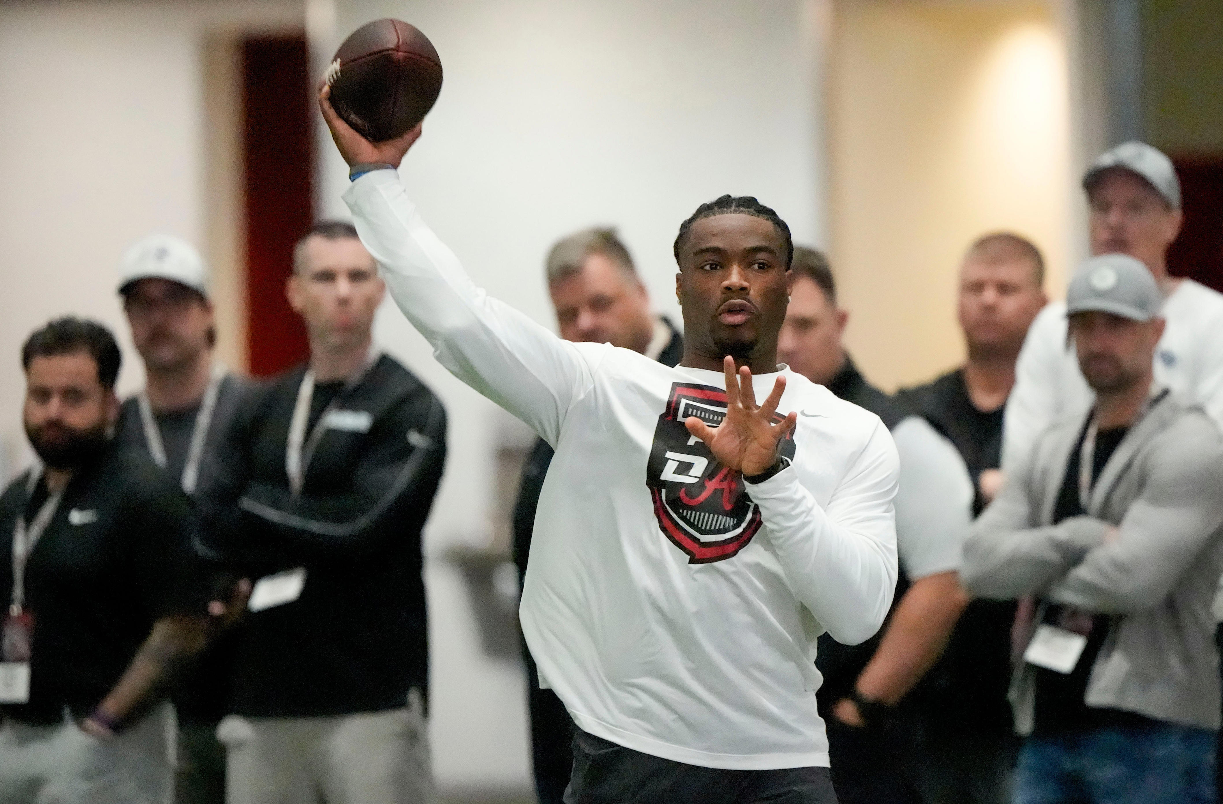 Social media reacts to Jalen Milroe, others at 2025 Alabama football ...