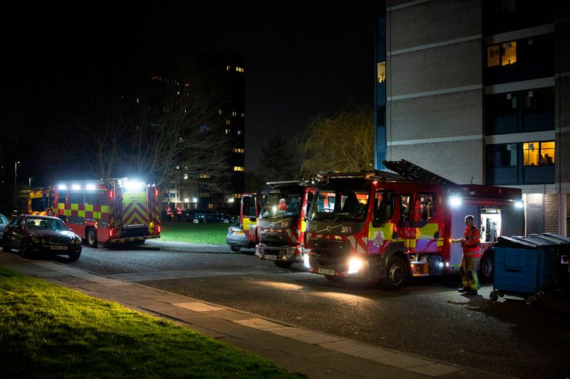 Emergency crews swarm tower block and evacuate residents as army bomb ...