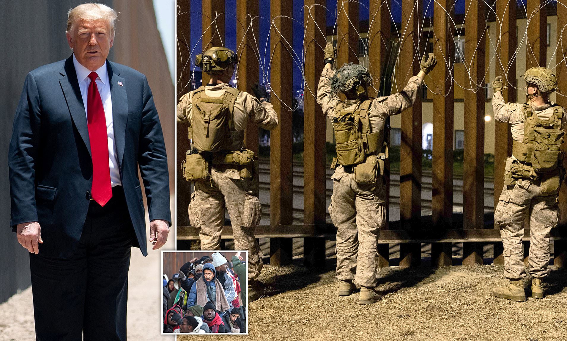 Trump plans to militarize southern border with Pentagon in control