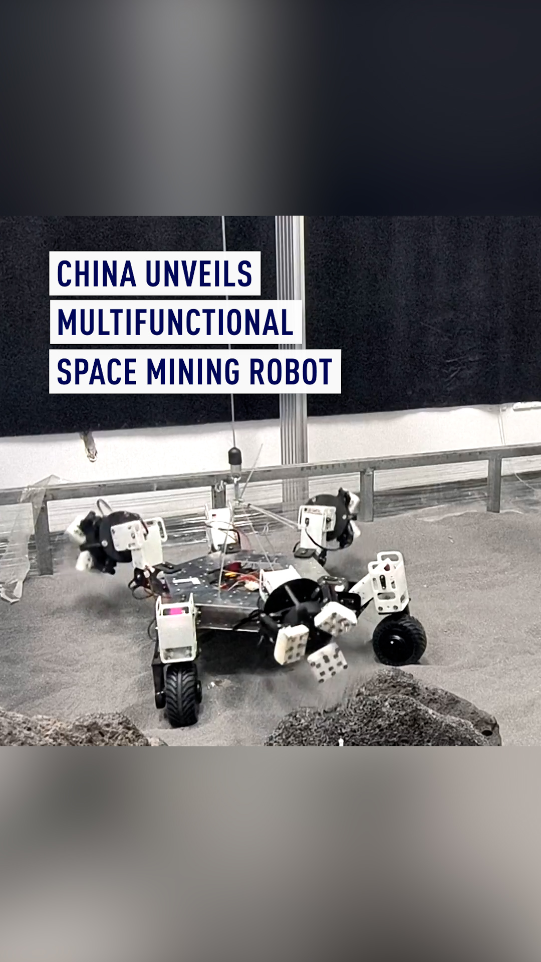 China unveils multifunctional space mining robot