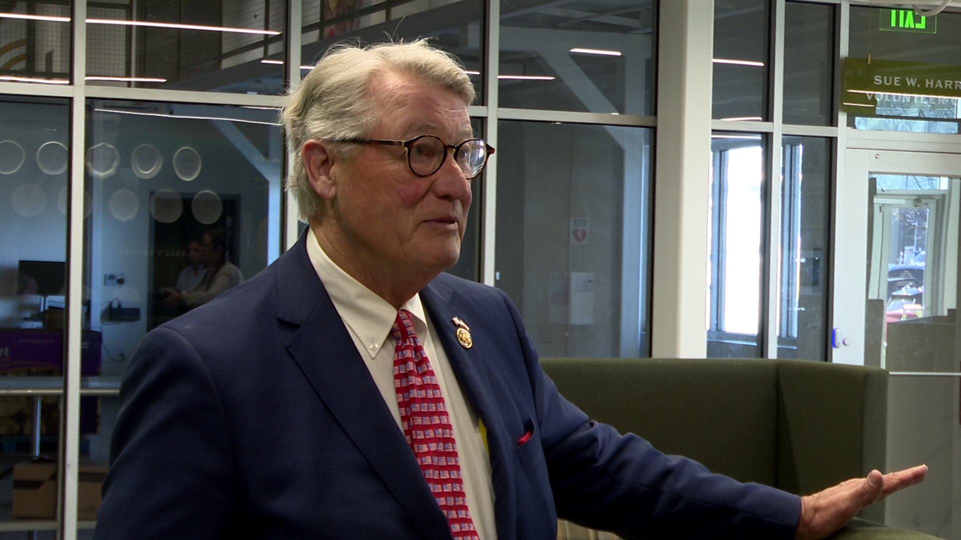 Rep. Rick Allen speaks out after protest at his Augusta office