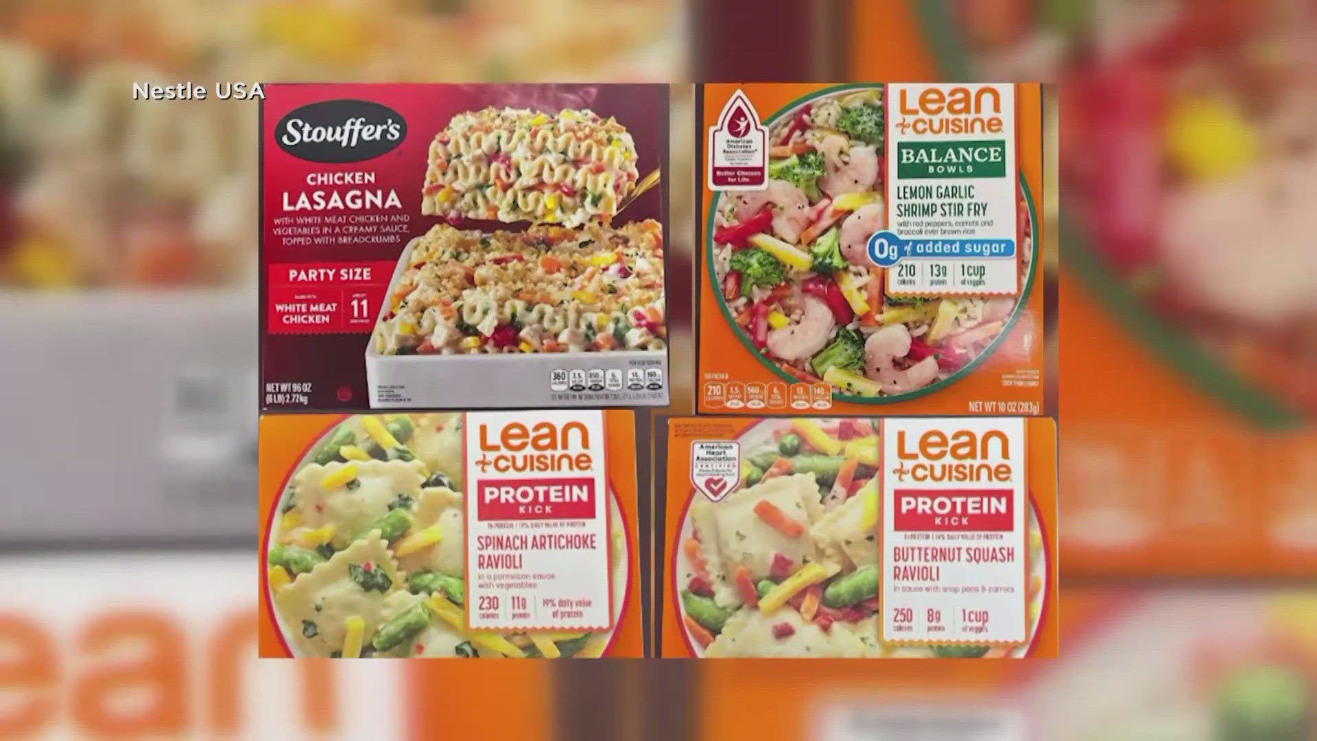 Some Nestle brand frozen meals under recall