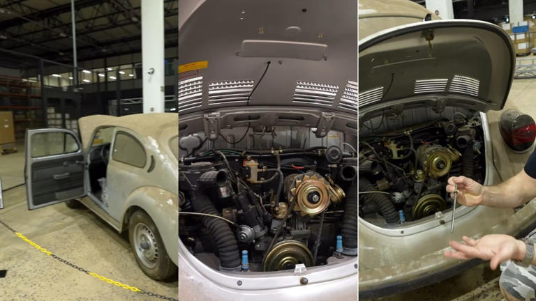 Unglaubliche Wiederentdeckung: Alte Volkswagen mit 0 km werden nach 20 ...