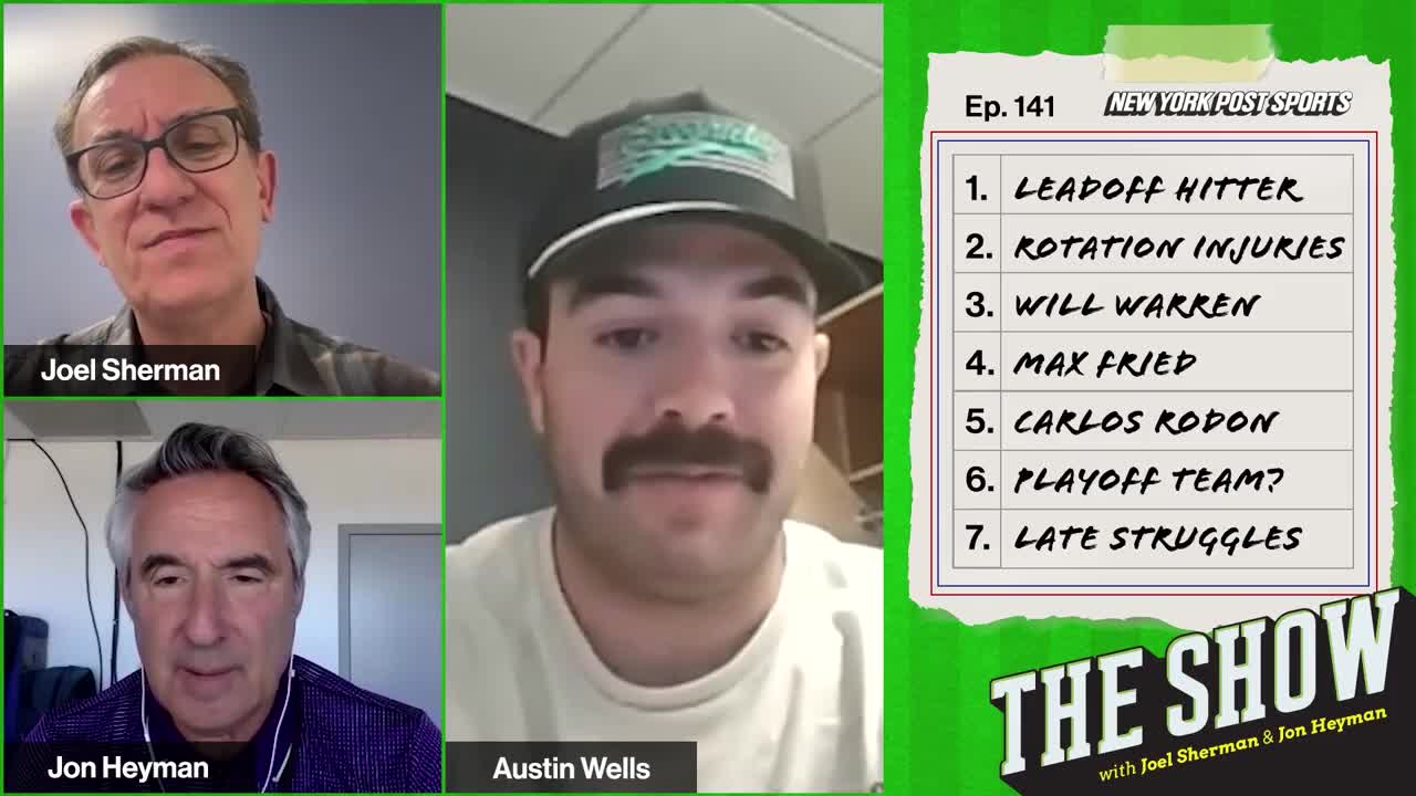 Austin Wells "didn't expect" to hit leadoff but thinks "it's pretty ...