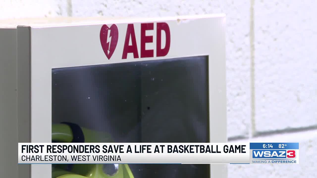 First responders revive man after heart attack at basketball game