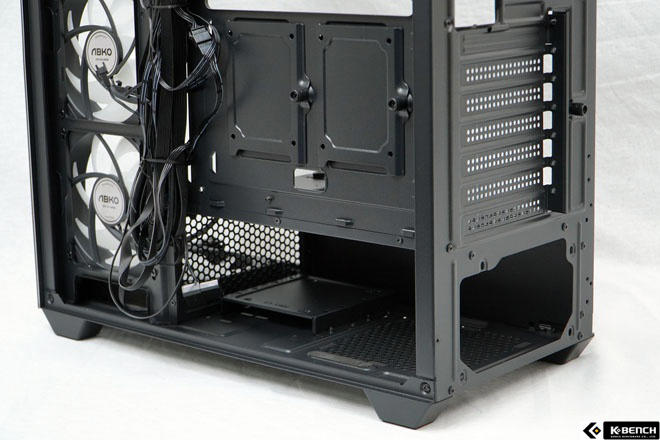 효율적인 공간의 5팬 제공 ATX PC 케이스, 앱코 UH40 킬러웨일 ARGB