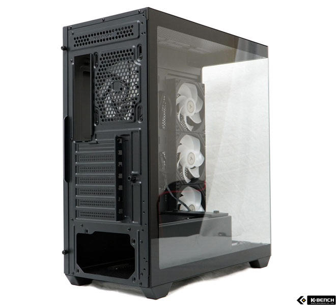 효율적인 공간의 5팬 제공 ATX PC 케이스, 앱코 UH40 킬러웨일 ARGB