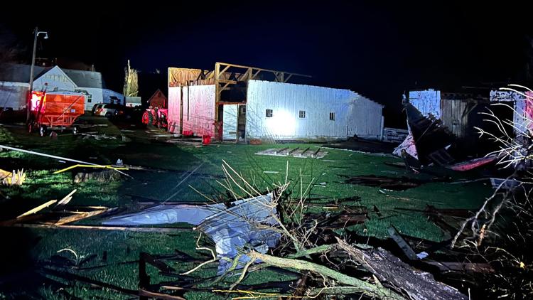 Confirmed EF-2 tornado touched down in Indiana on March 19, National ...