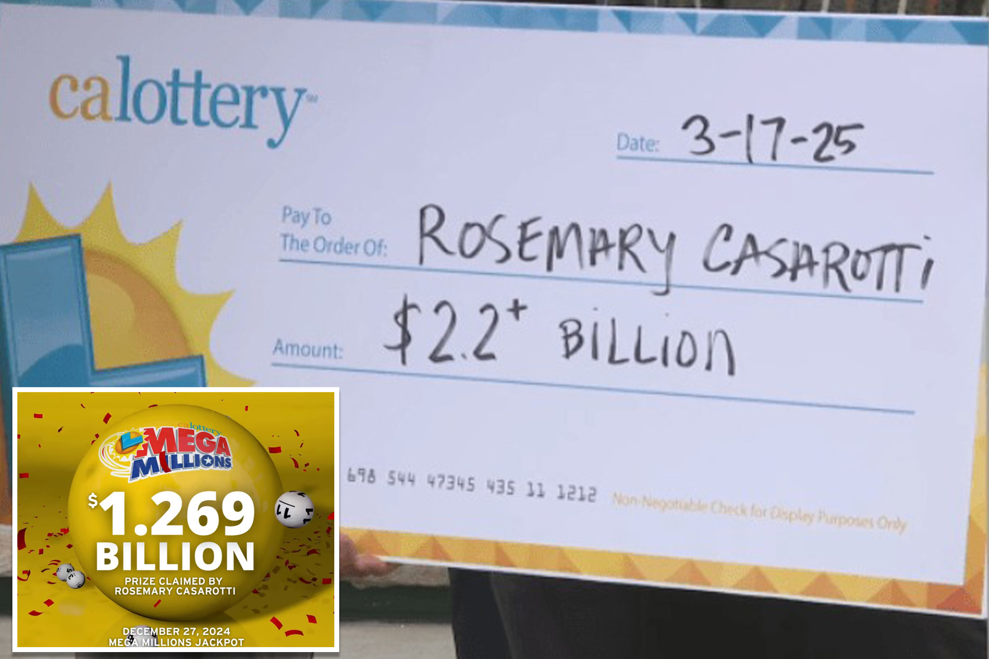 California lotto officials reveal identity of $1.2 billion Mega ...