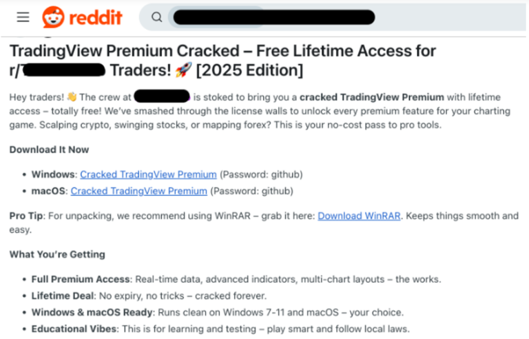 Amos and Lumma crypto malware is being distributed via Reddit posts