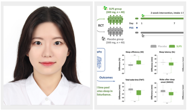 국립부경대, 라임 과피 추출물로 수면 개선 효과 확인