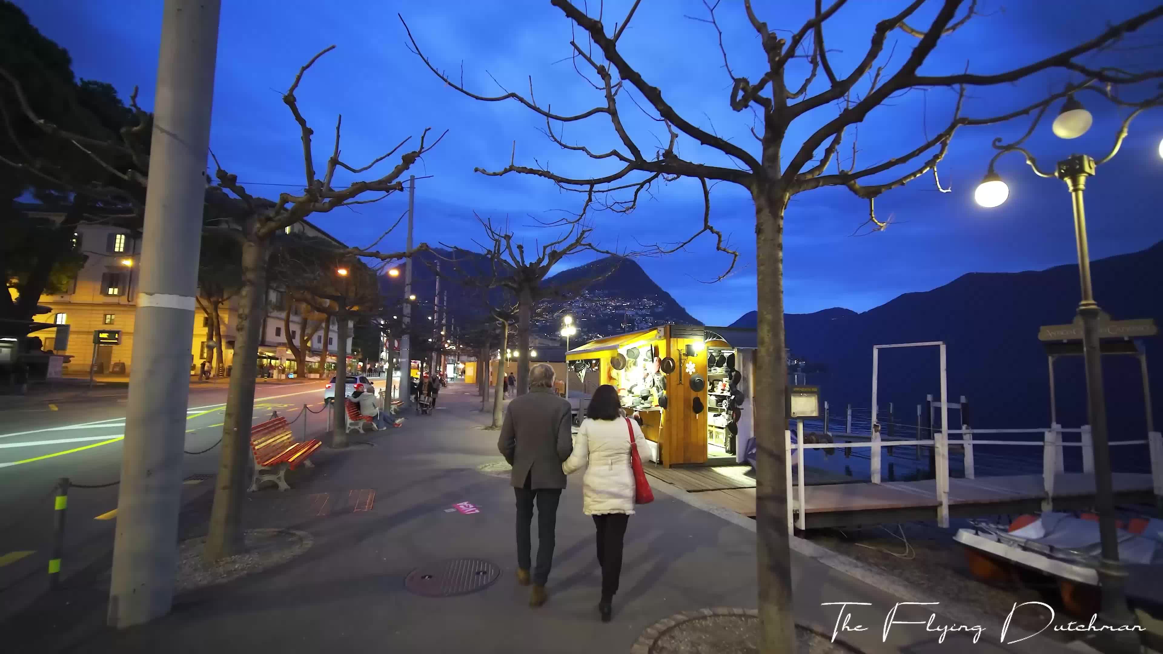 La Navidad en Lugano, Suiza – Un Paseo Inolvidable (4K)