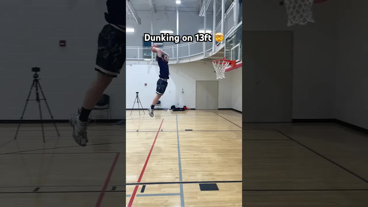 13ft Dunk! Insane Basketball Skills