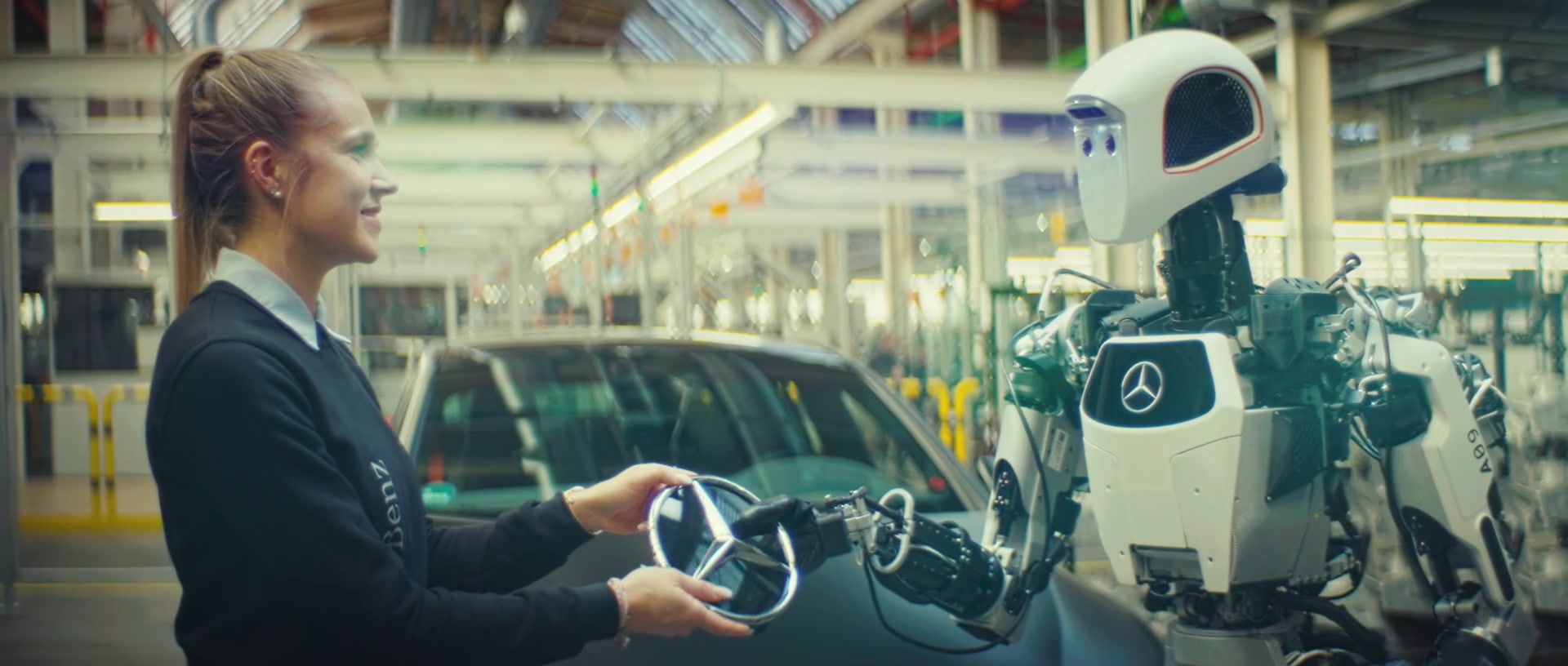 Mercedes-Benz is testing the use of Apollo, a humanoid robot from ...