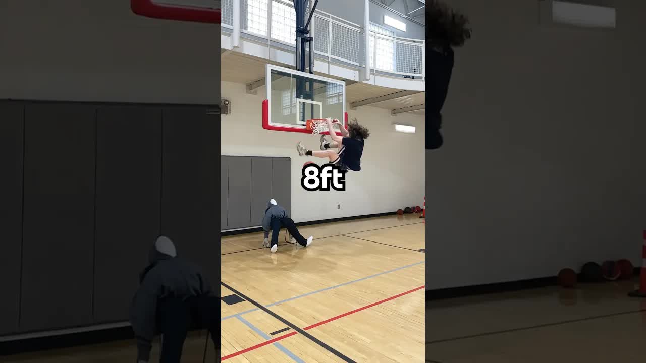 Incredible Dunks at Every Height: 8ft to 10ft!