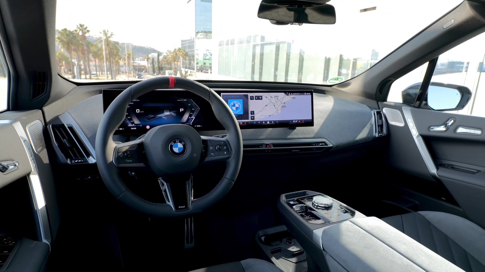BMW iX M70 xDrive Interior Design in Frozen Deep Grey