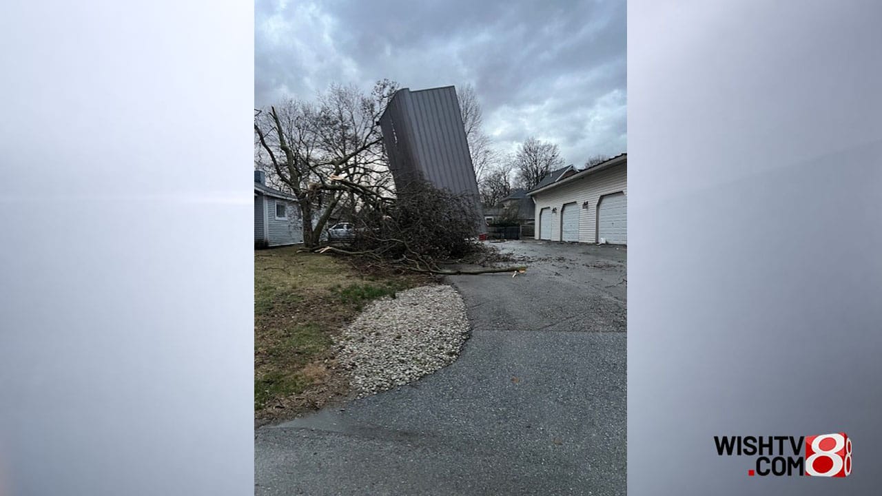 Significant storm/tornado damage around Indiana