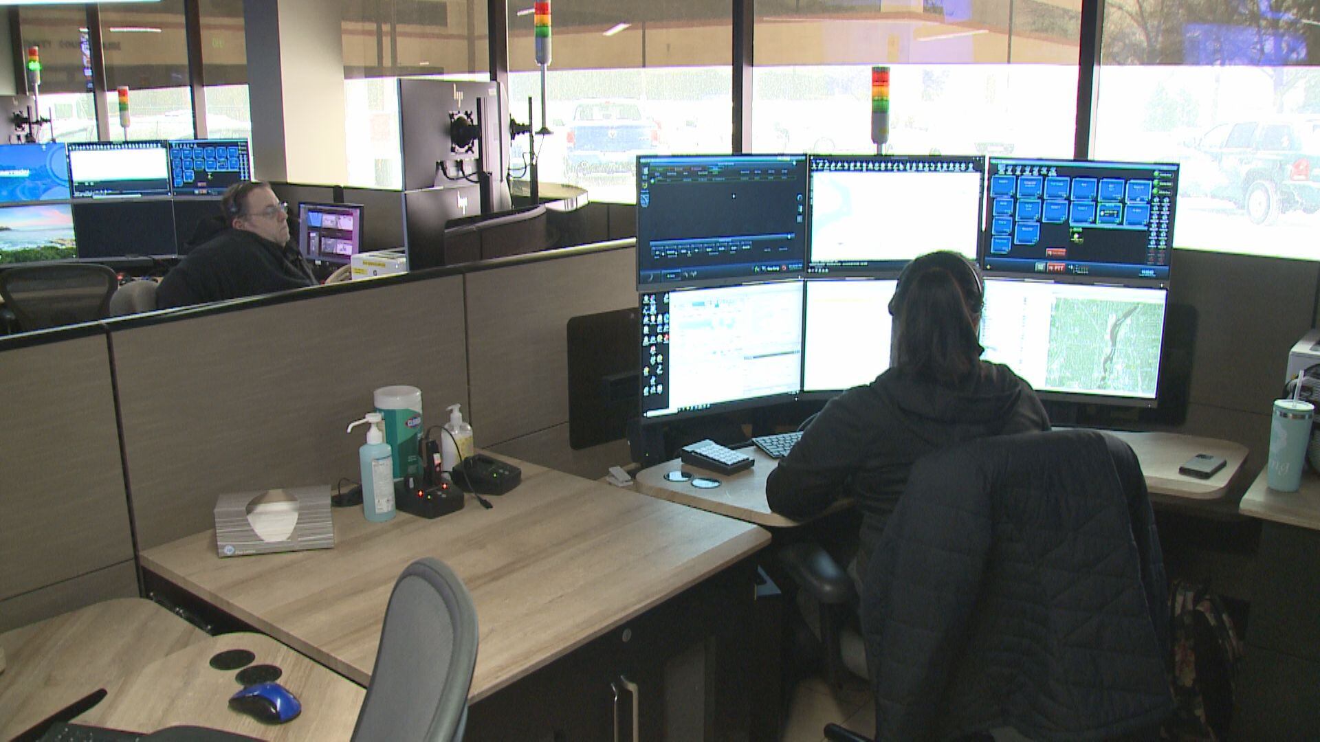 How emergency dispatch centers plan for and respond to snowy days
