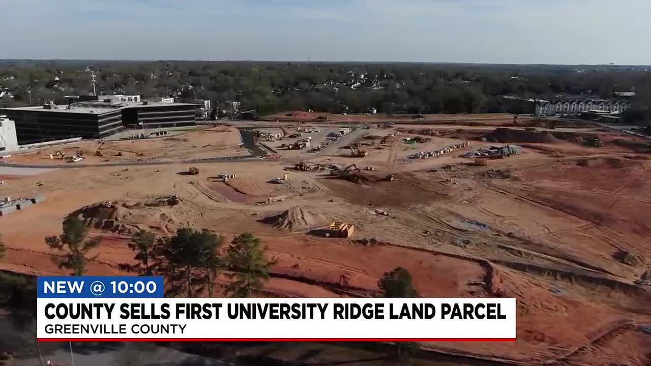 Greenville sells first acre at University Ridge for townhome development