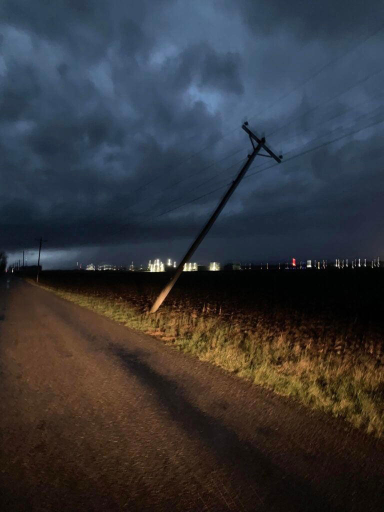 Significant storm/tornado damage around Indiana