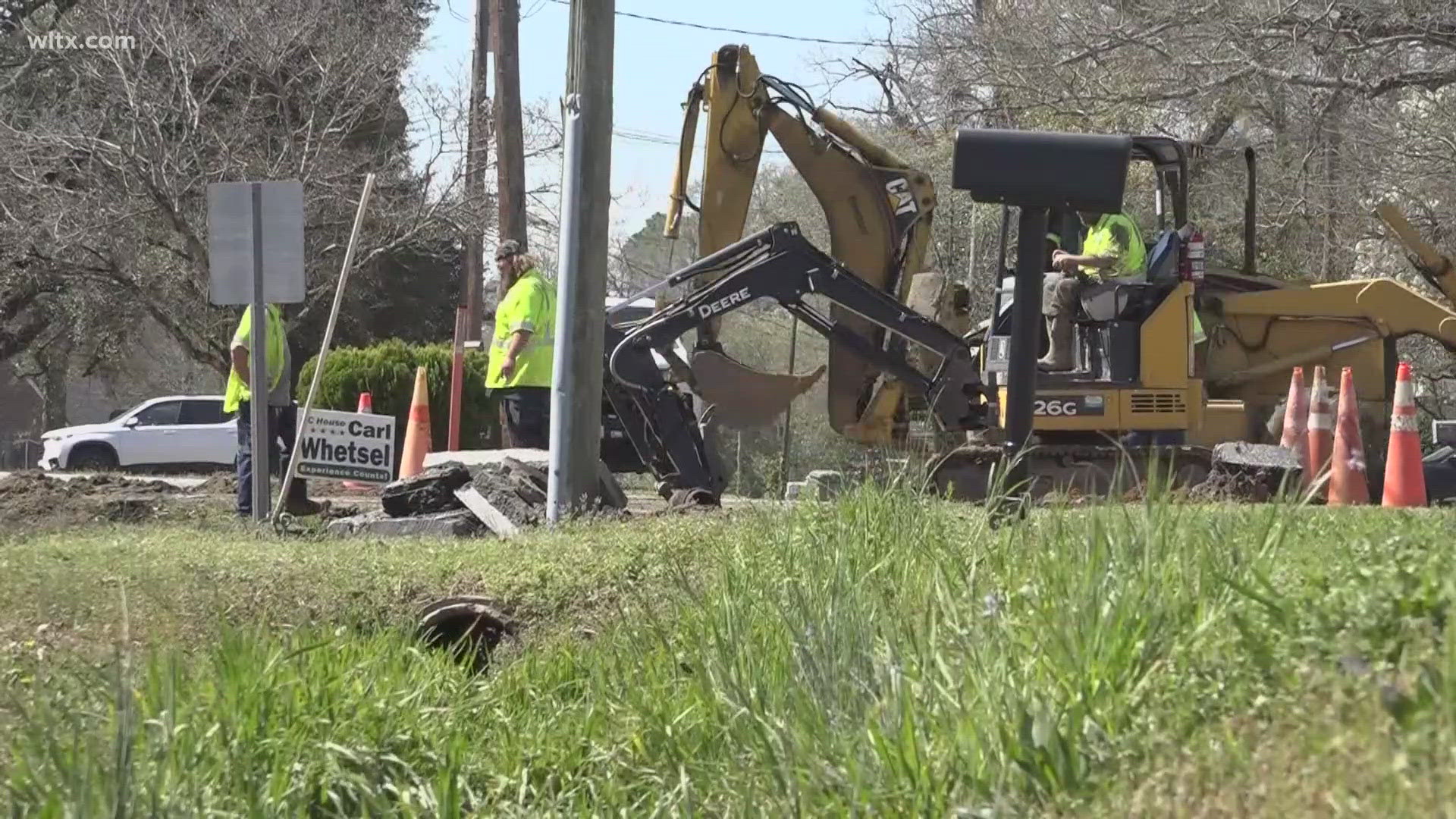 Bishopville water pipe burst