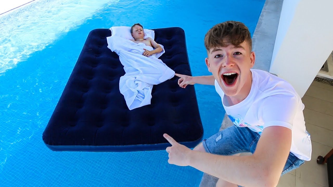 He Woke Up in the Swimming Pool: The Ultimate Prank on My Little Brother