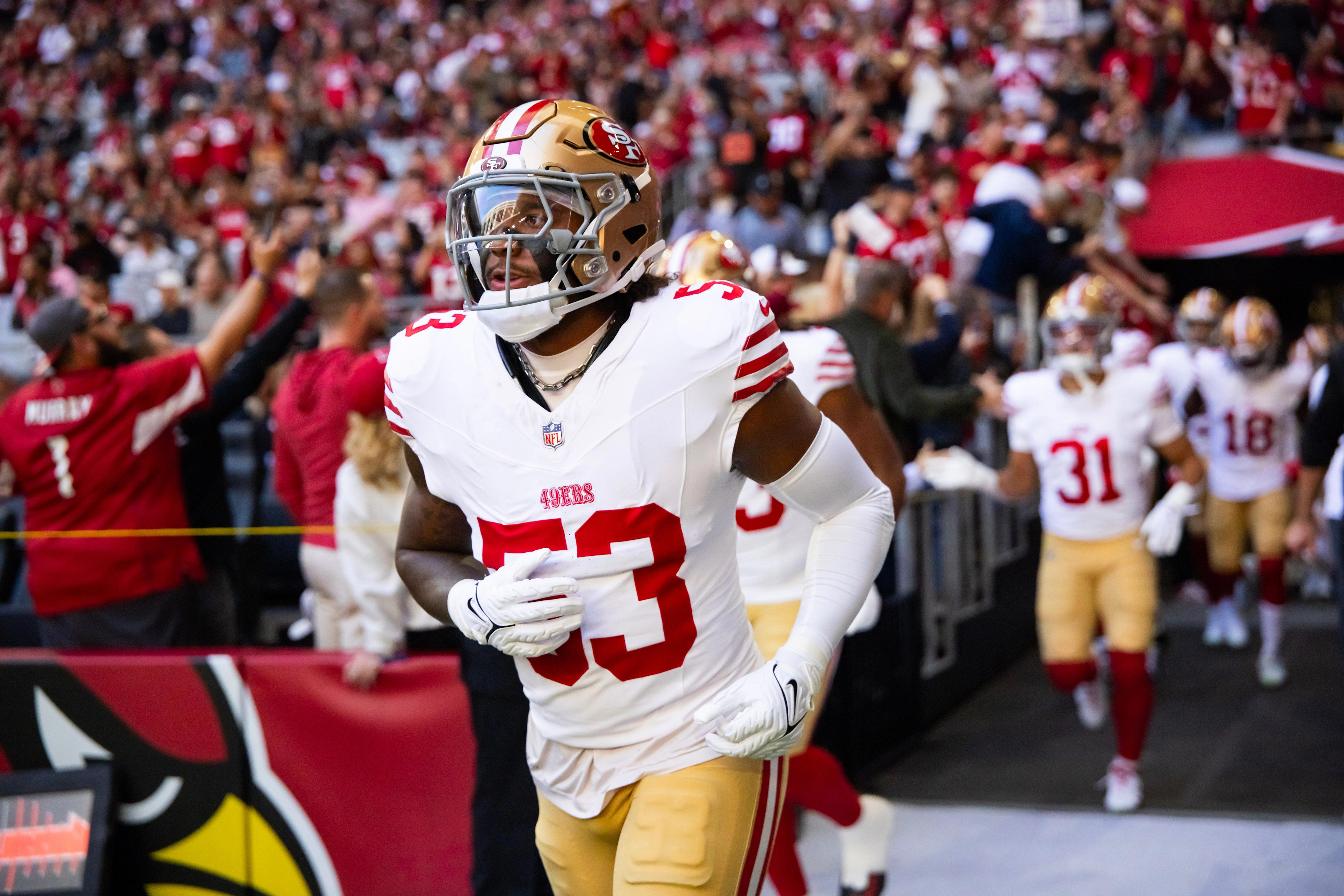 Young 49ers linebacker has thoroughly impressed his position coach