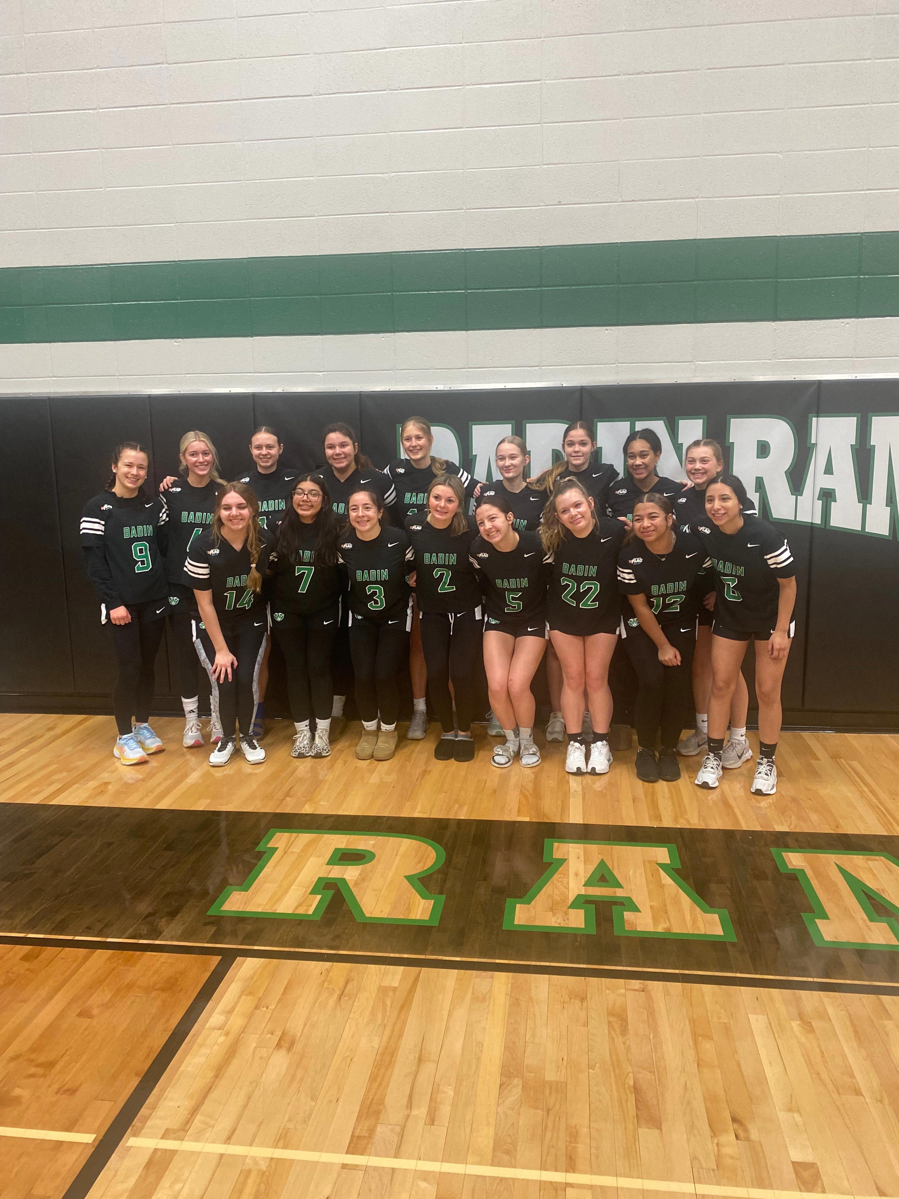 Just months after first flag football game, the Badin Rams are state champs