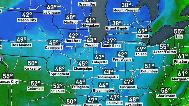 Severe storms possible Wednesday evening; cold snap and snow amid spring's official start