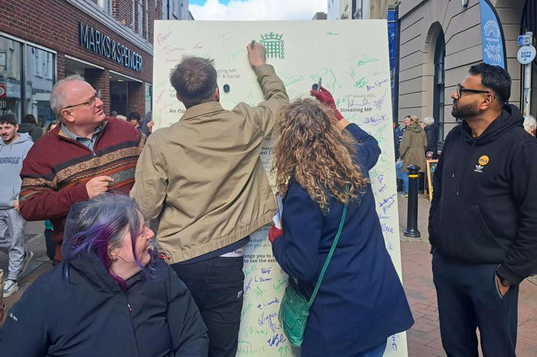 Supersized statement made over future of Devon hospital