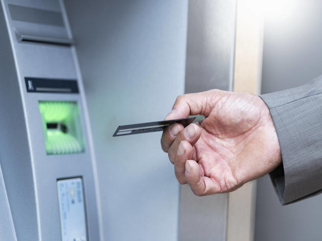 Bank-Karte immer mit diesem Sticker versehen