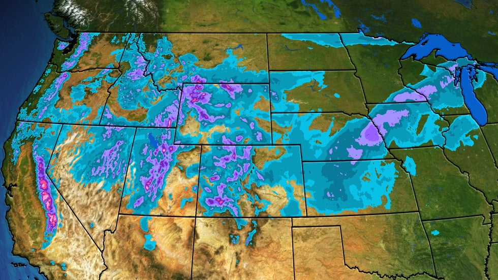 Winter Storm Nyla Brought Wind-Driven Snow To Plains, Upper Midwest ...