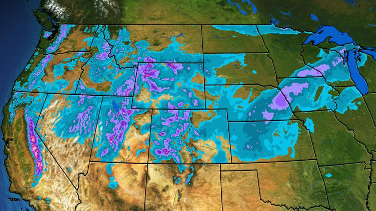 Winter Storm Nyla Brought Wind-Driven Snow To Plains, Upper Midwest ...